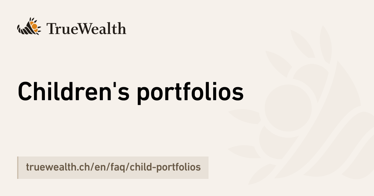 Children's portfolios